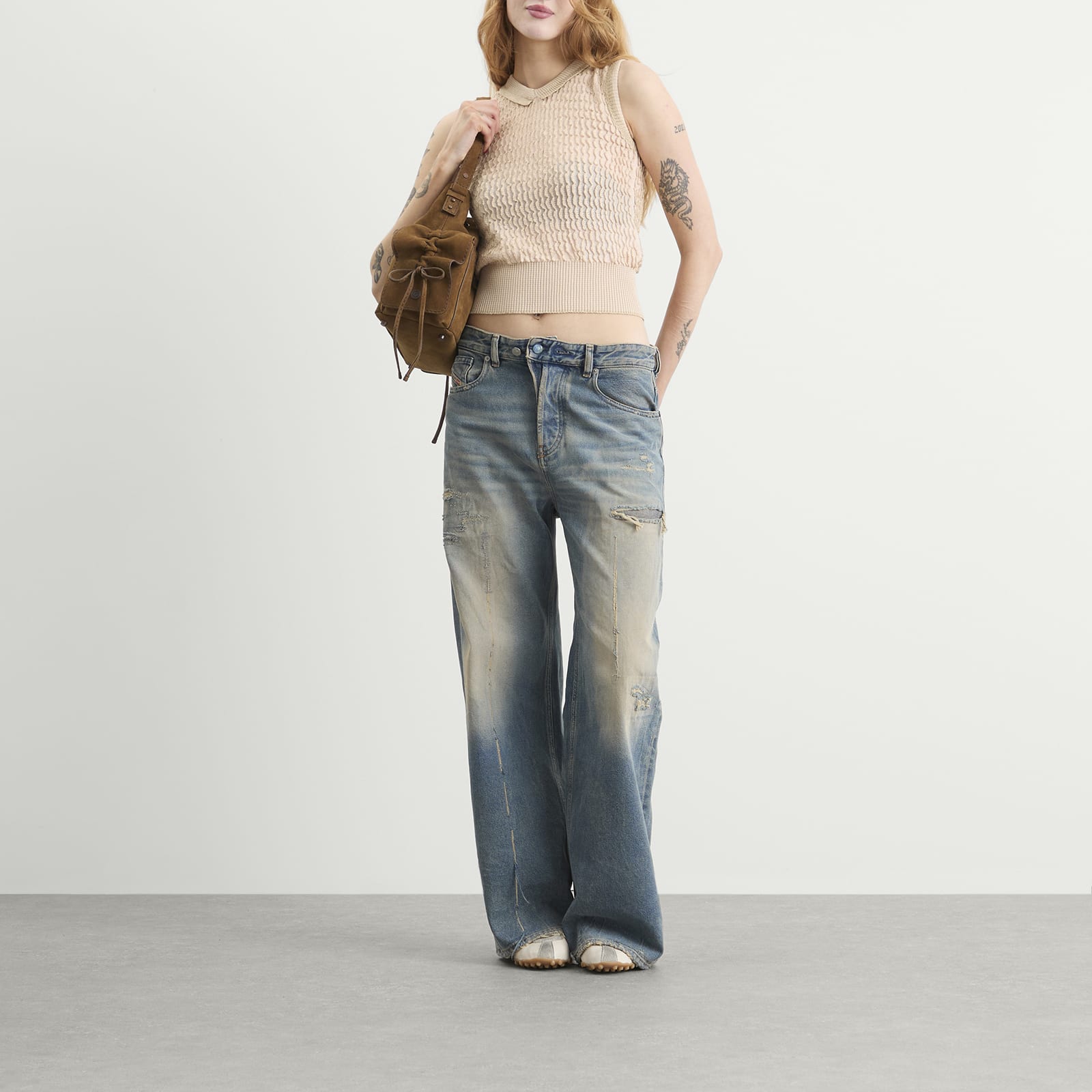 MAISON MARGIELA Knitted Sleeveless Top